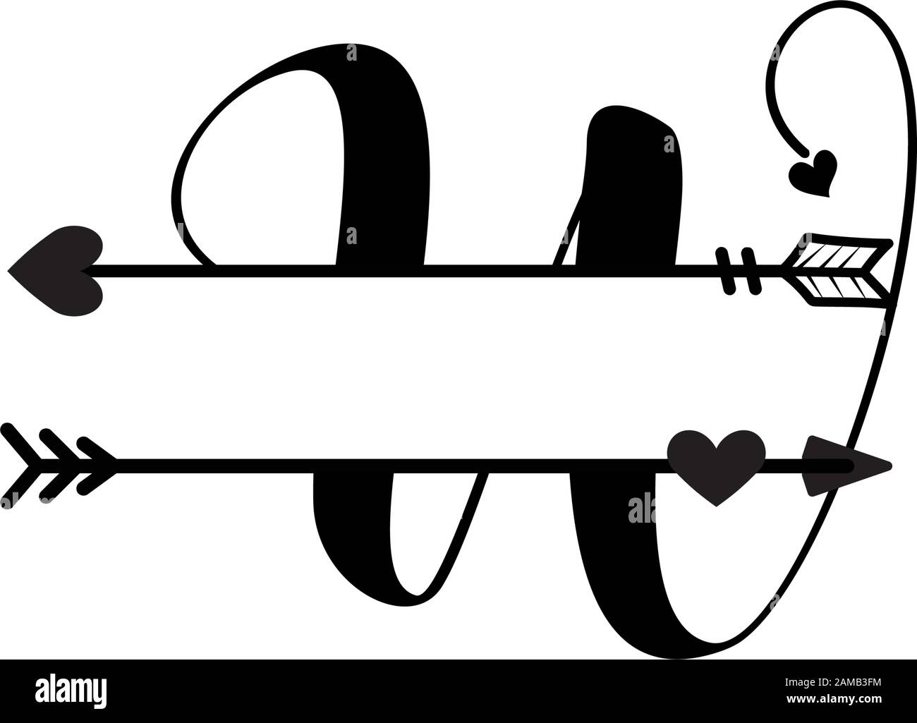 Alphabet split monograms Cut Out Stock Images & Pictures - Alamy