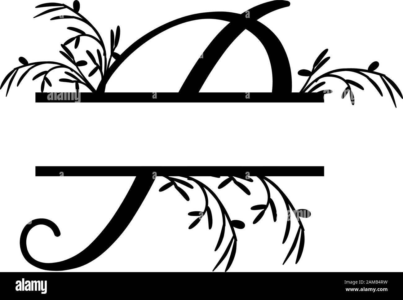 Letter p wedding logo Black and White Stock Photos & Images - Alamy