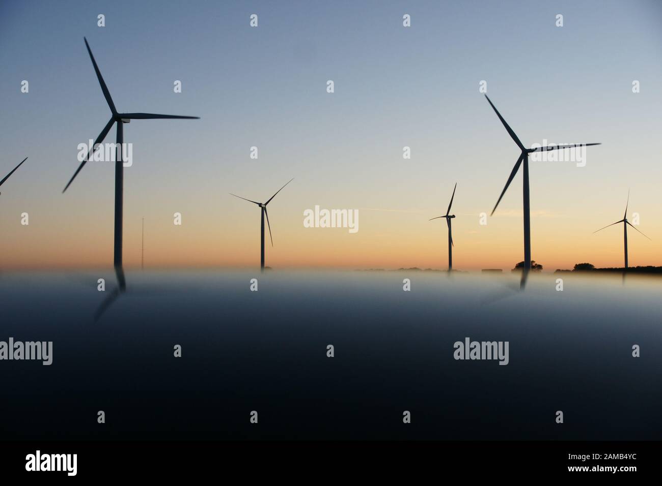 Wind turbine, renewable energy Stock Photo - Alamy