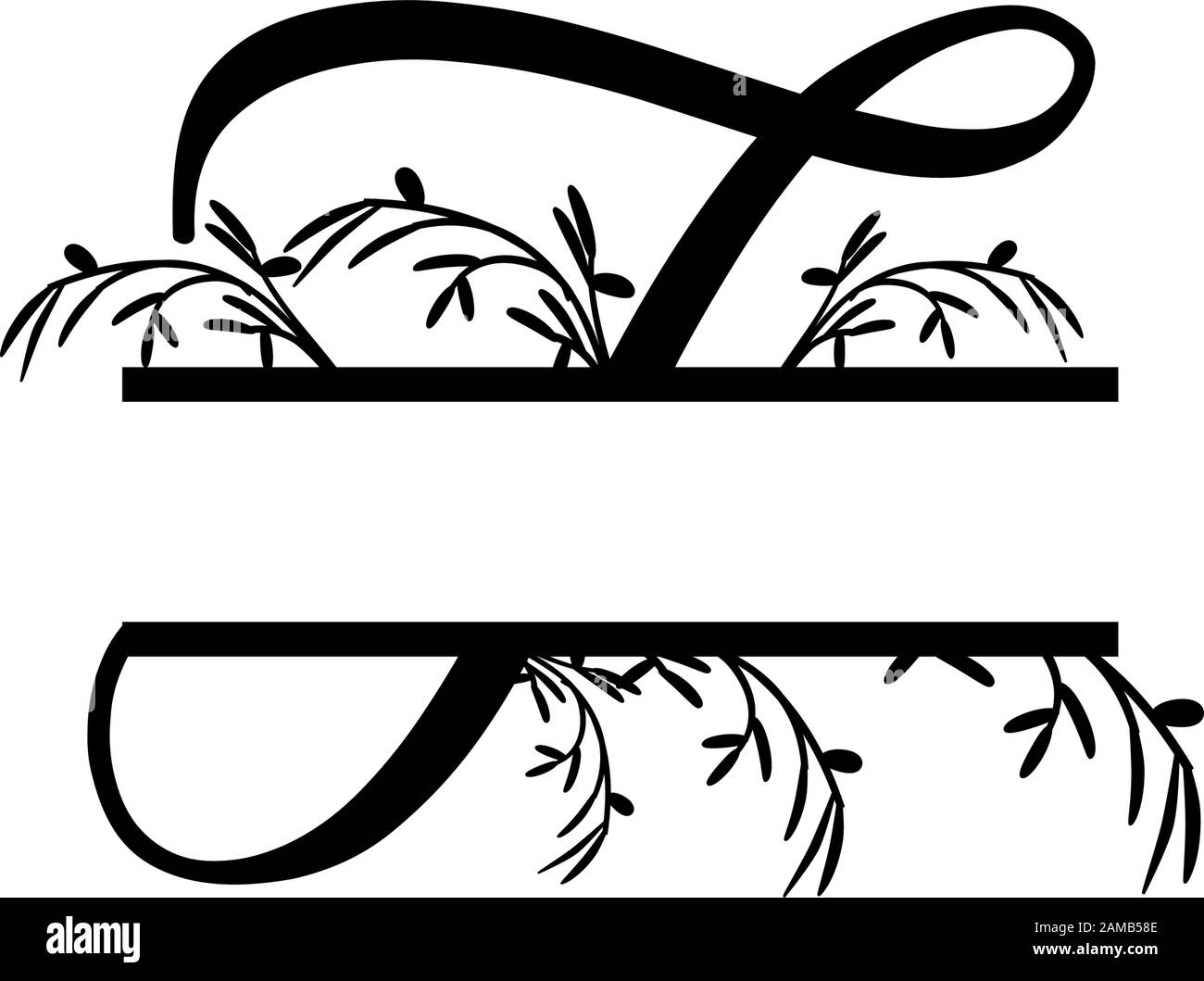 Decorative initial t hi-res stock photography and images - Alamy