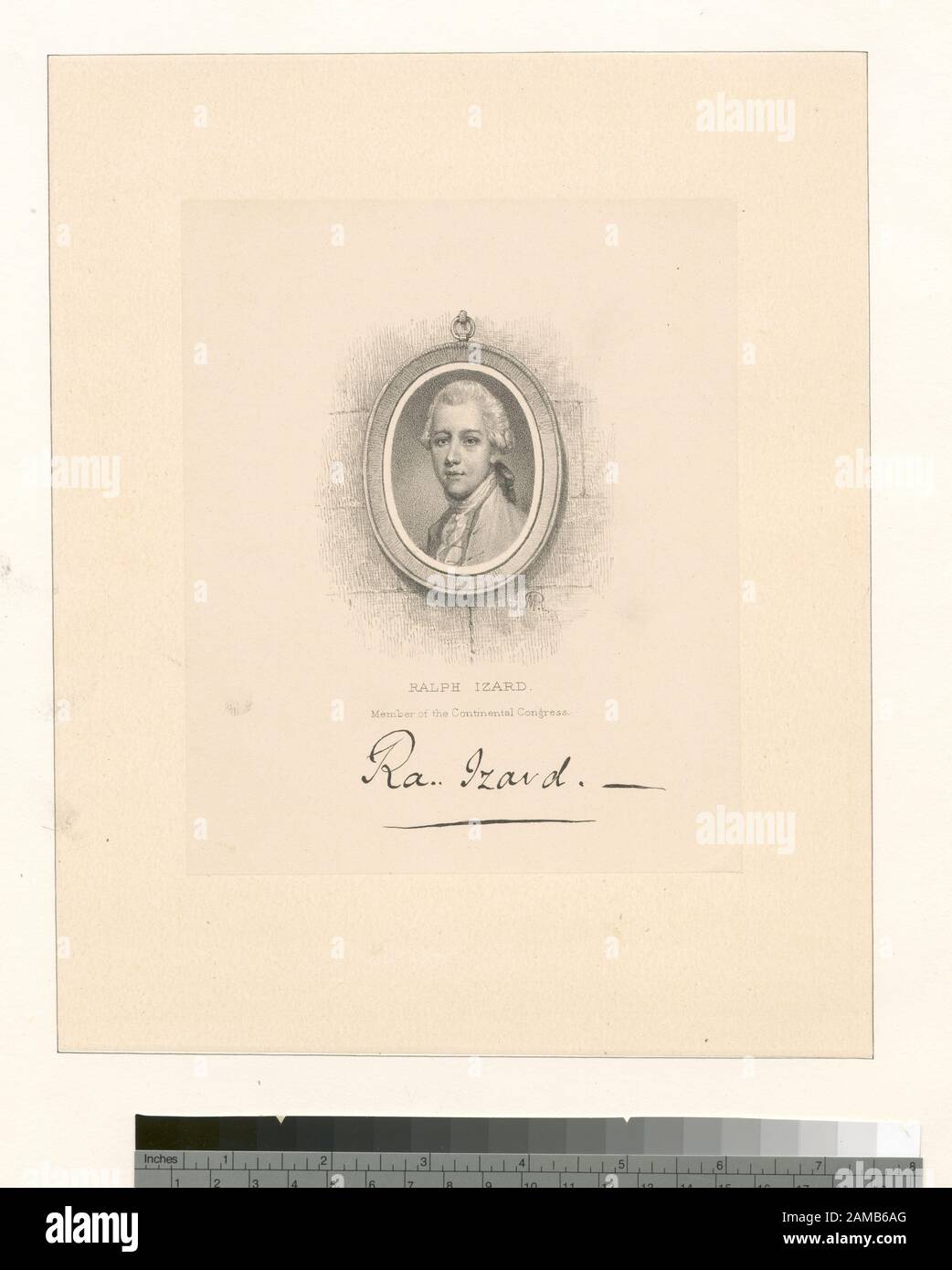 Ralph Izard, member of the Continental Congress EM2242; Ralph Izard ...