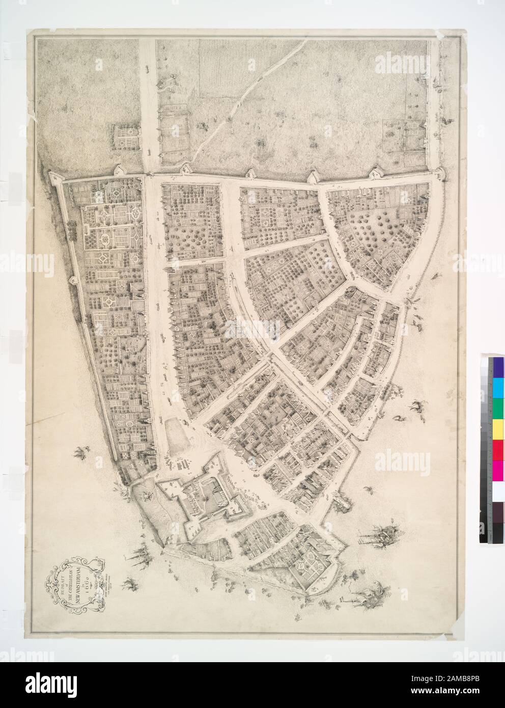 Redraft of the Castello plan Stokes 1660-B-41 1916 redraft of original ...