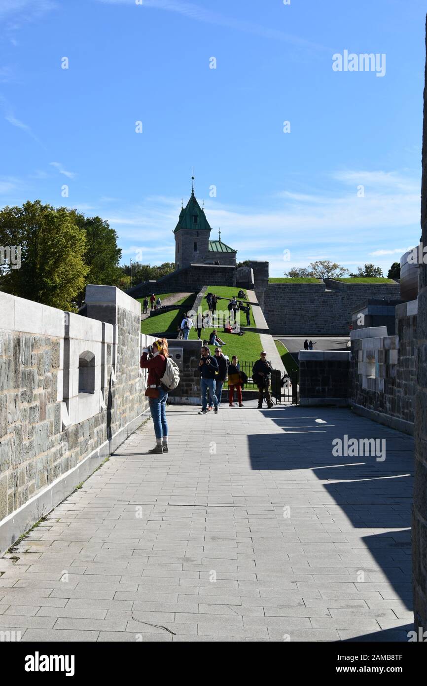 The Citadel and Fortifications of Quebec City, Canada Stock Photo - Alamy