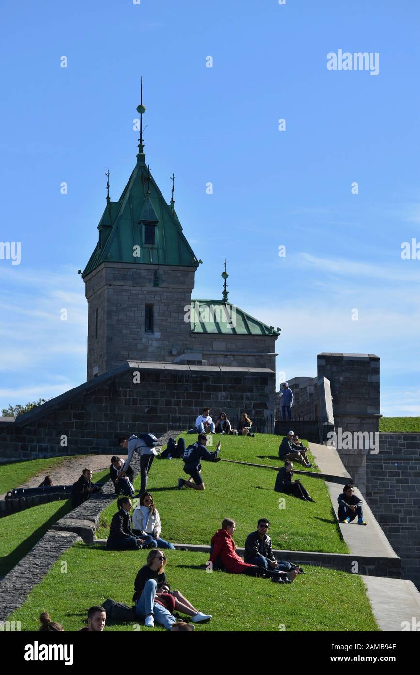 The Citadel and Fortifications of Quebec City, Canada Stock Photo - Alamy
