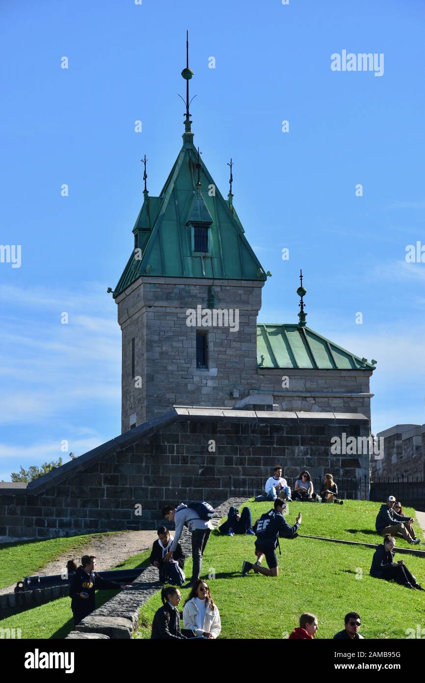 The Citadel and Fortifications of Quebec City, Canada Stock Photo - Alamy