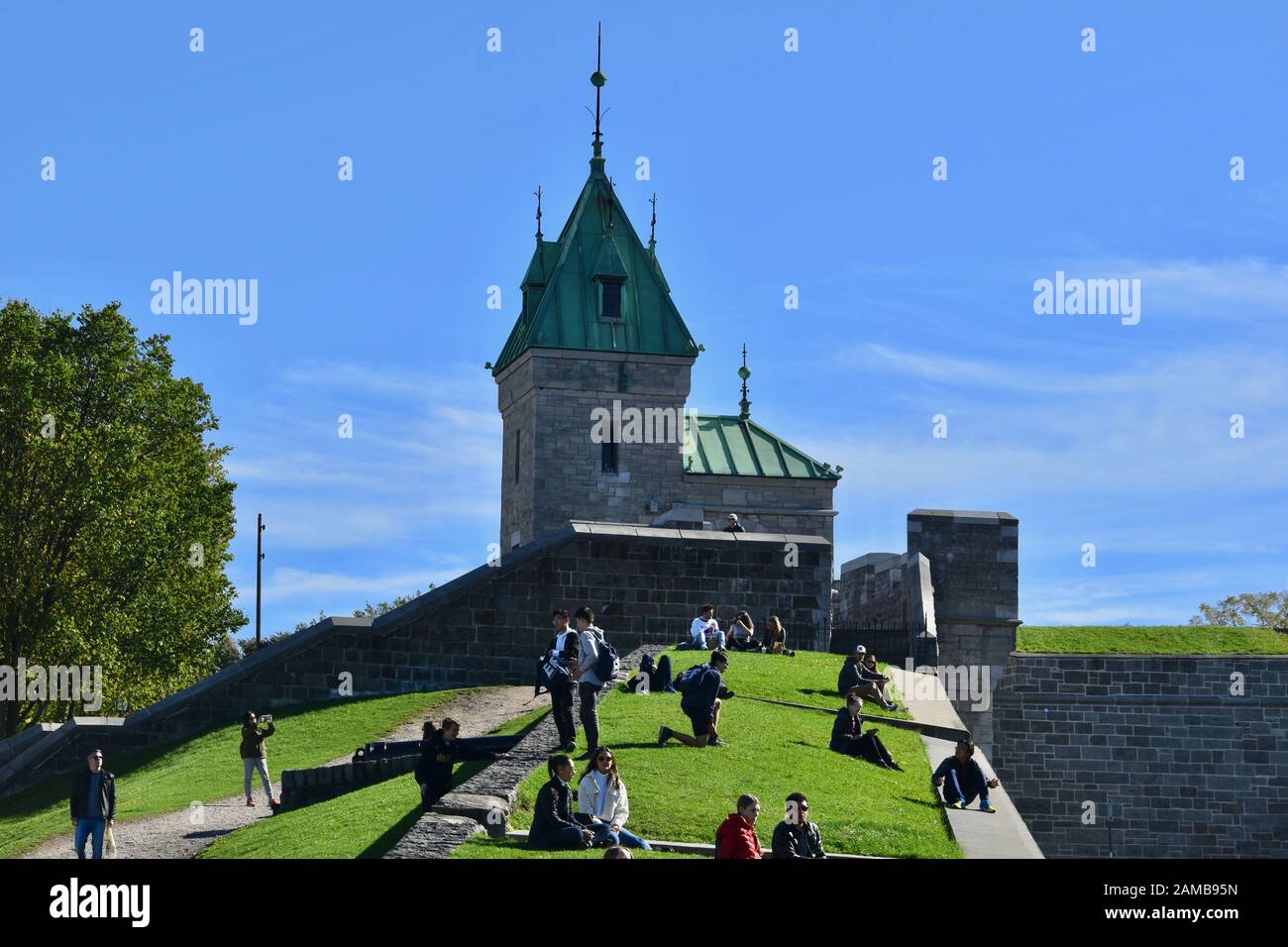 The Citadel and Fortifications of Quebec City, Canada Stock Photo - Alamy