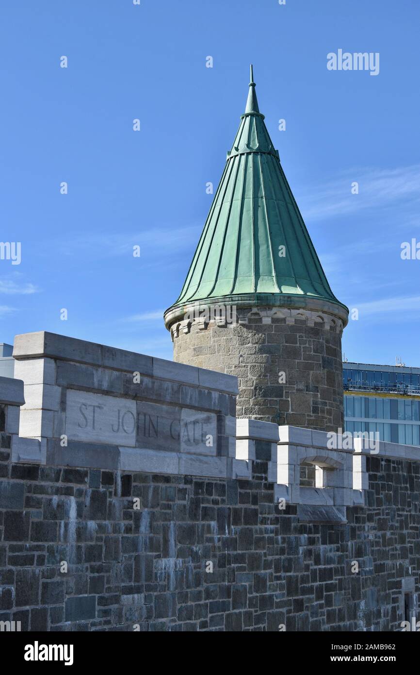 The Citadel and Fortifications of Quebec City, Canada Stock Photo - Alamy