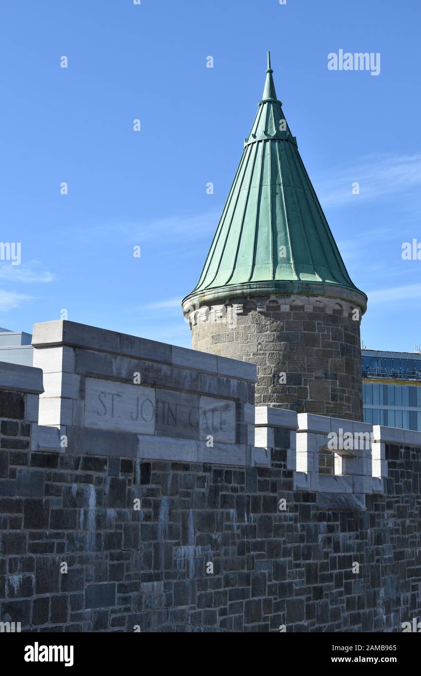 The Citadel and Fortifications of Quebec City, Canada Stock Photo - Alamy