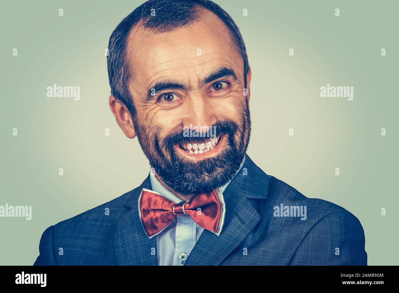 Green man with large teeth hi-res stock photography and images - Alamy