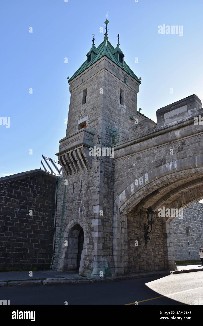 The Citadel and Fortifications of Quebec City, Canada Stock Photo - Alamy