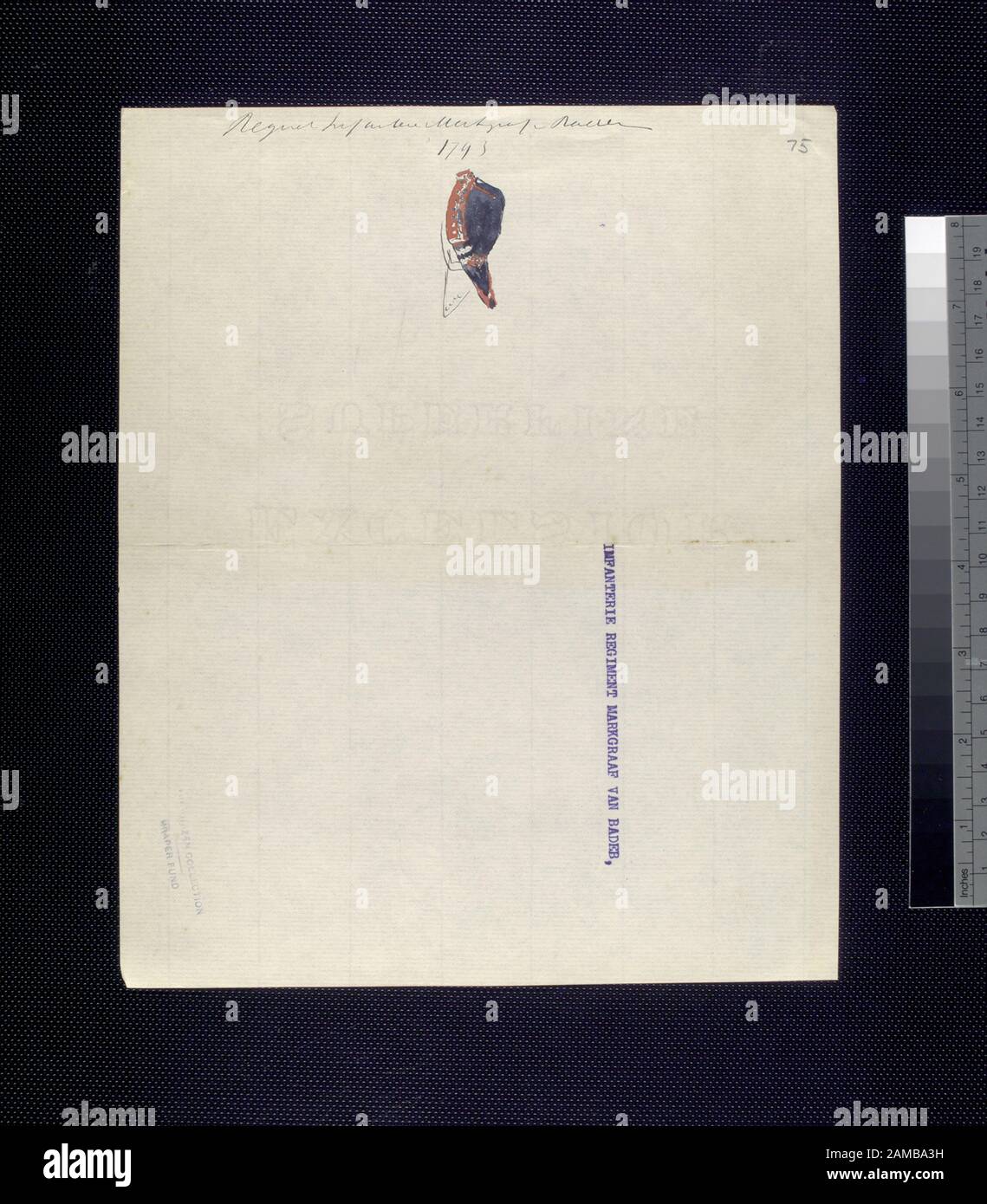 Regiment Infanterie Markgraaf van Bader Draper Fund; Regiment ...