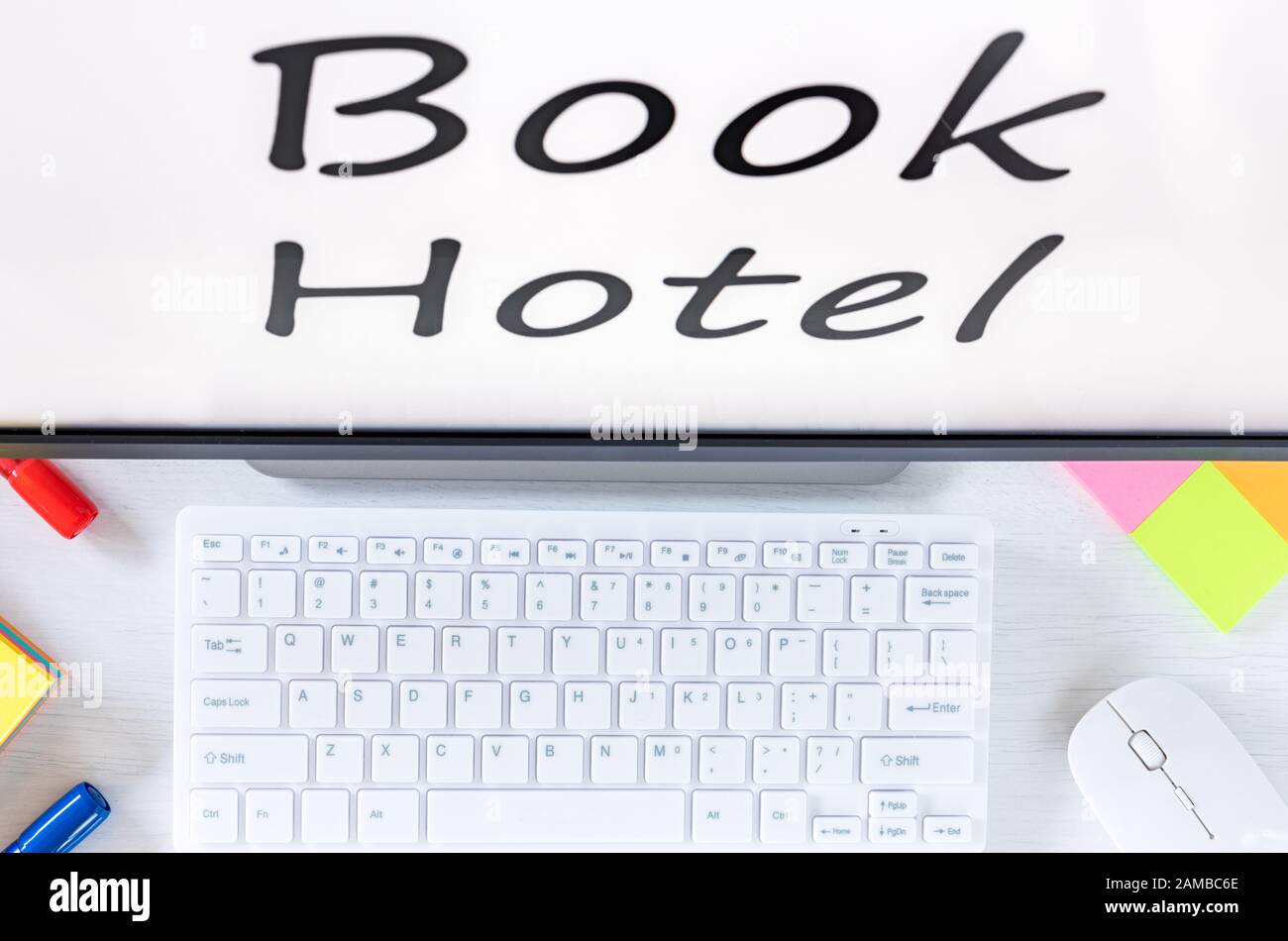 Hotel text on target hi-res stock photography and images - Alamy