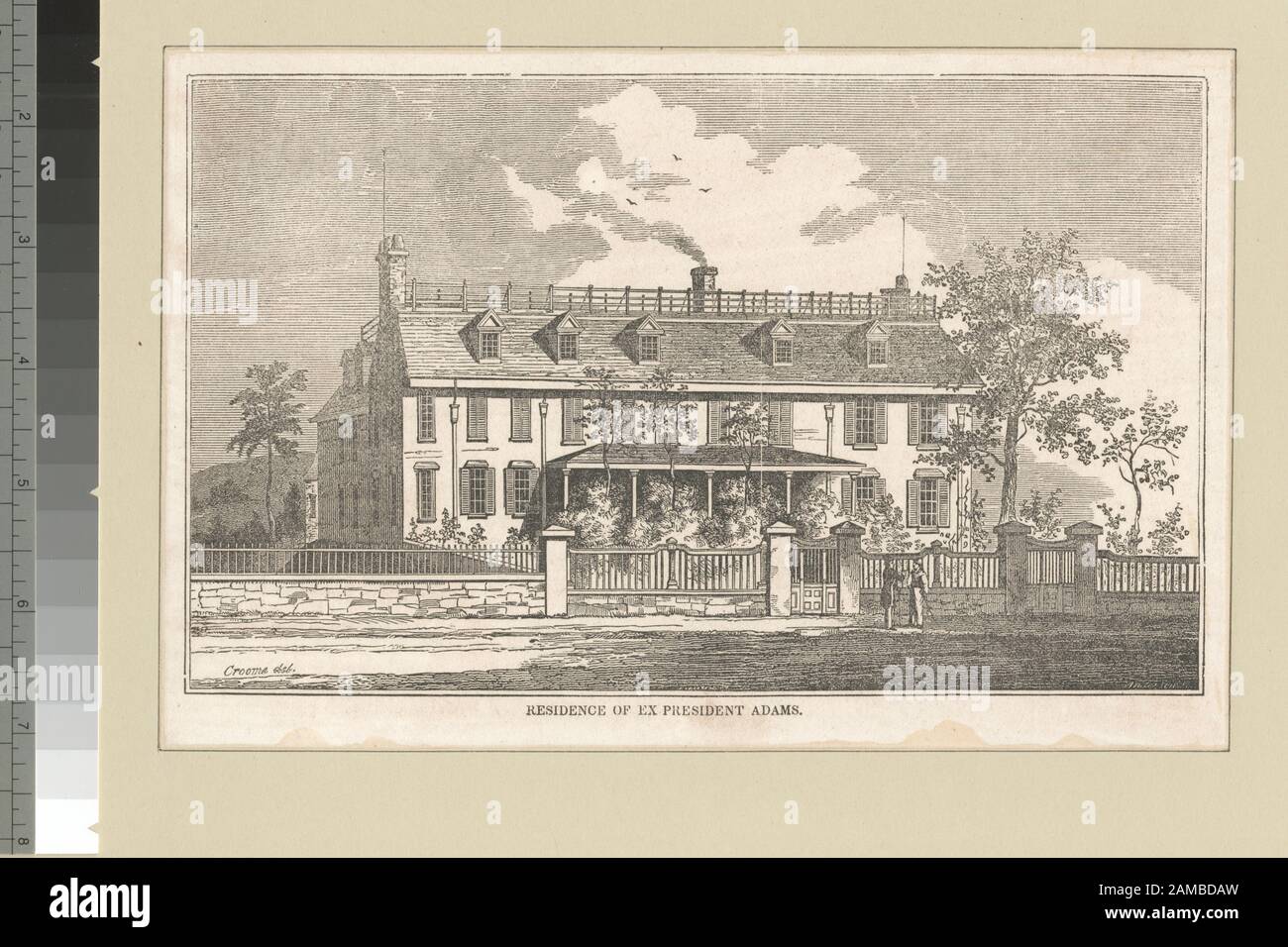 Residence of ex-President Adams EM1407; Residence of ex-President Adams ...