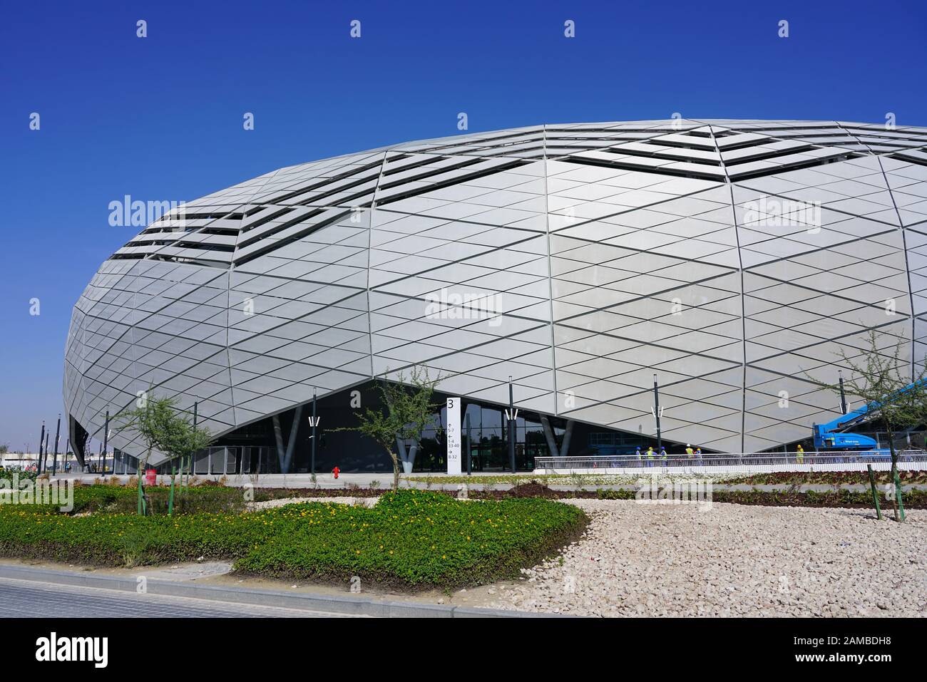 DOHA, QATAR -12 DEC 2019- View of the Education City Stadium, located ...