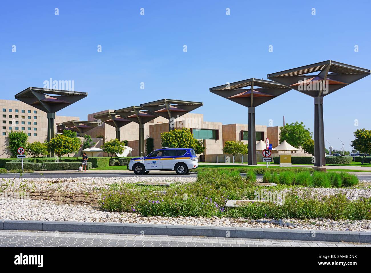 DOHA, QATAR -12 DEC 2019- View of the Multaqa (Education City Student ...