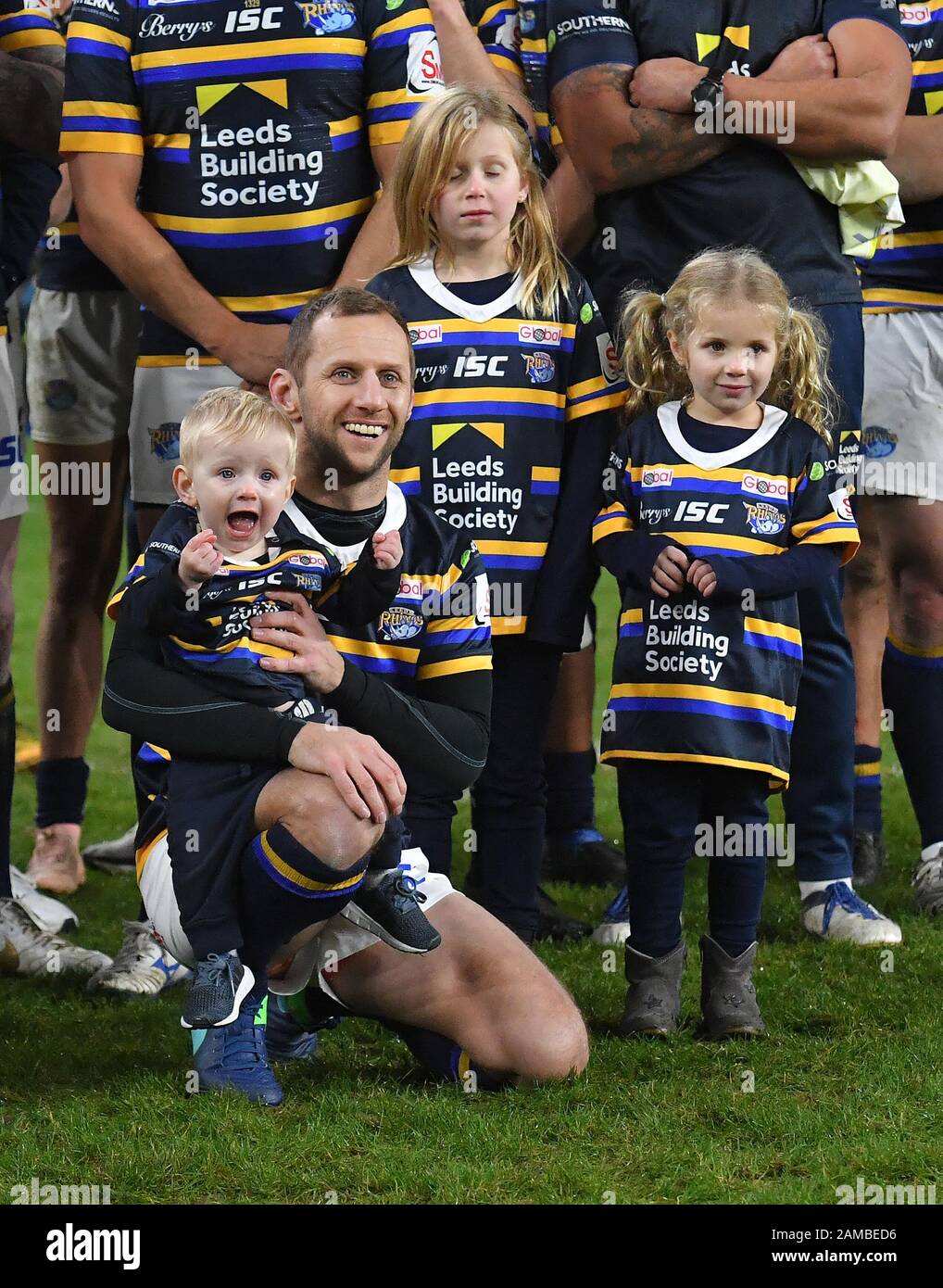 Rob burrow with his children macy hi-res stock photography and images ...