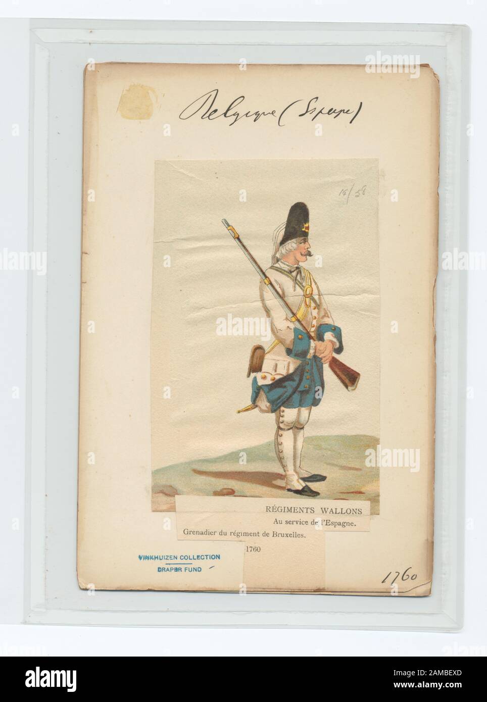 Régiments wallons au service de l'Espagne Grenadier du régiment de ...