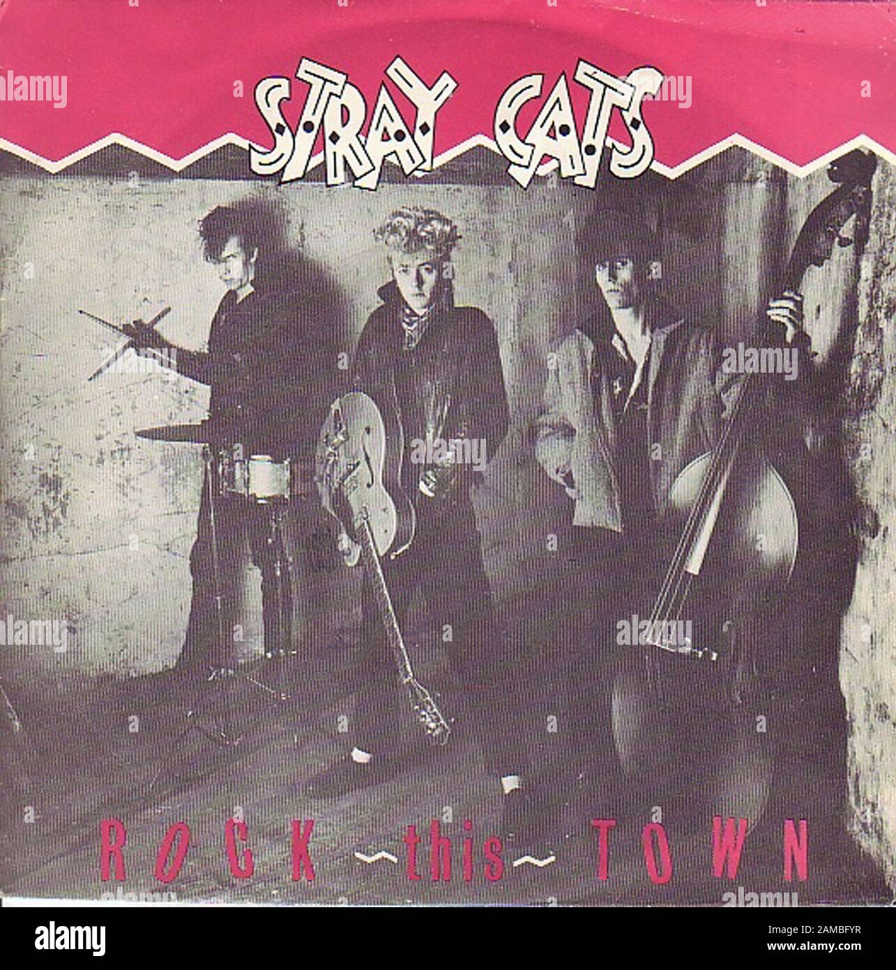 Stray Cats - Rock This Town - Classic vintage rock 7'' vinyl album ...