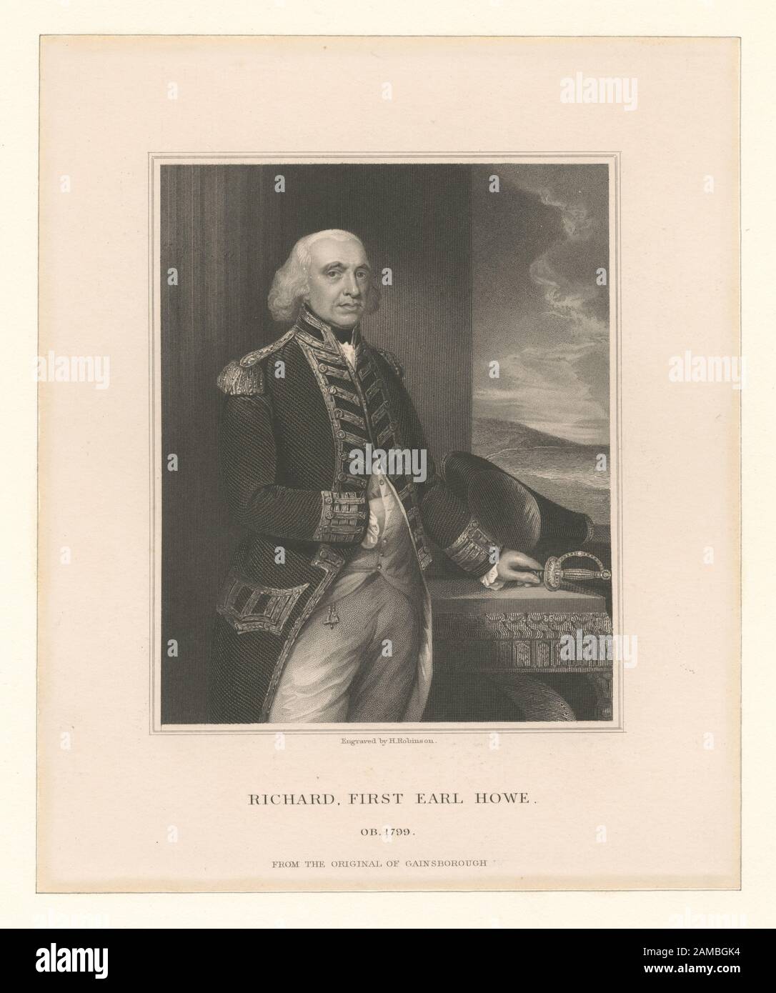 Richard, First Earl Howe Printmakers include Henry Bryan Hall and Max ...