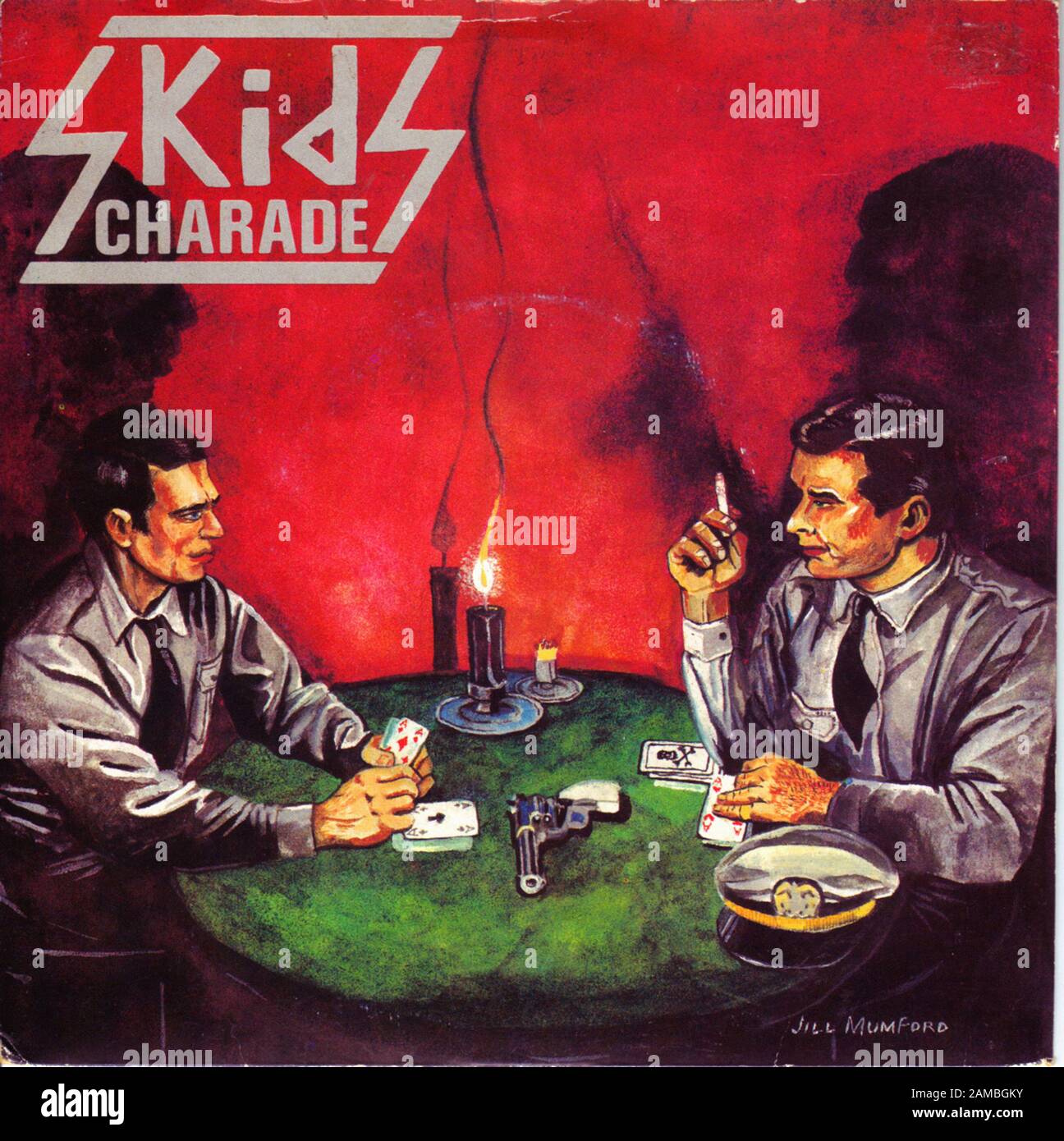 Skids - Charade - Classic vintage rock 7'' vinyl album Stock Photo - Alamy