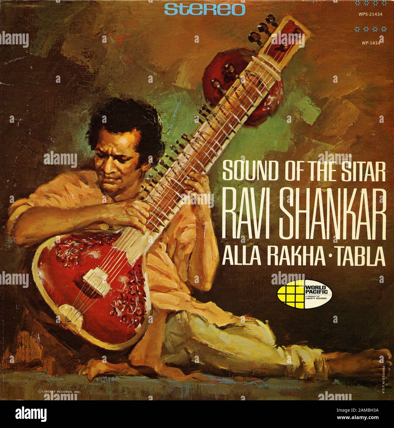 Sound of the Sitar - Classic vintage vinyl album Stock Photo - Alamy