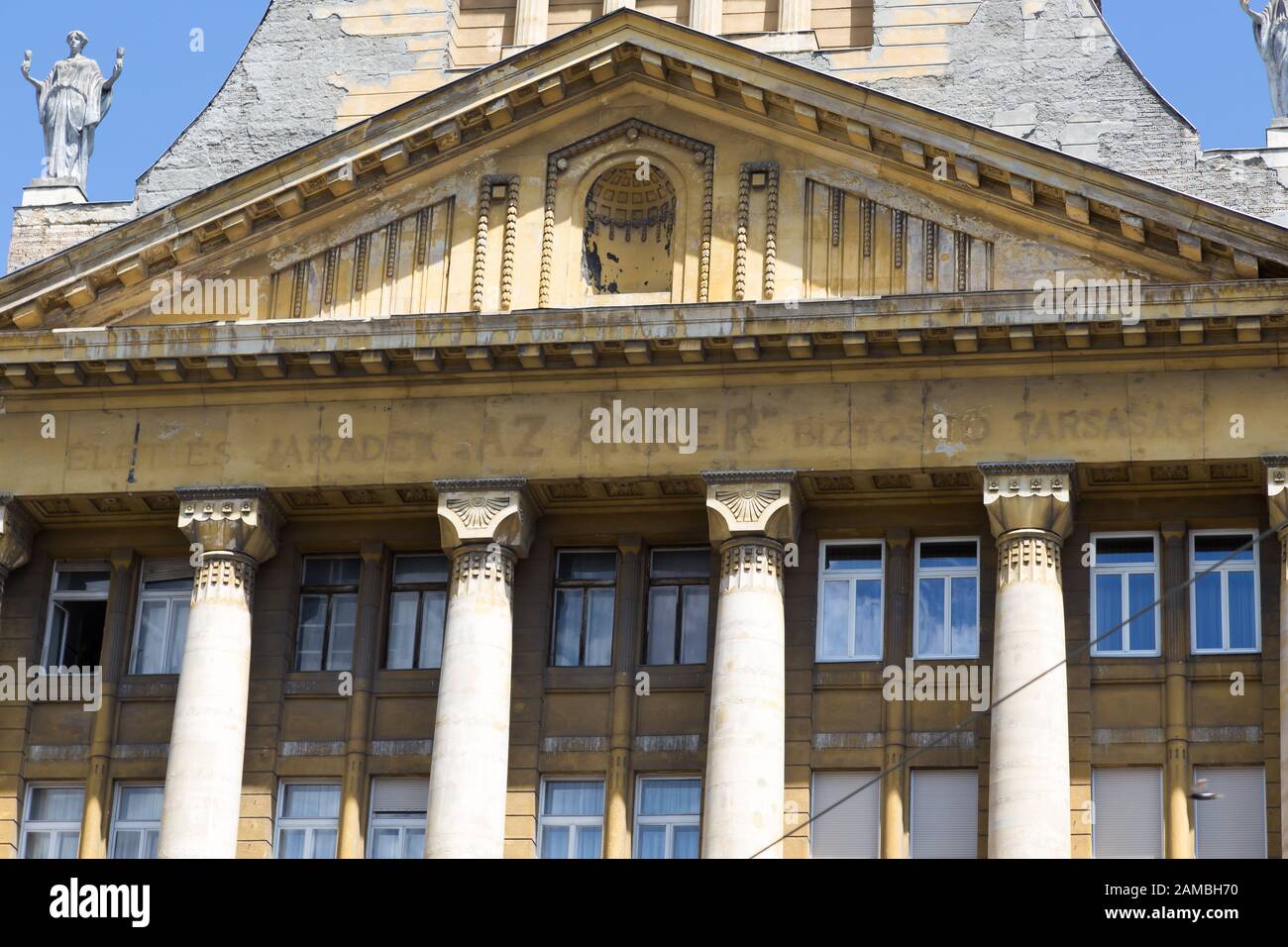 Front of historic building Stock Photo - Alamy
