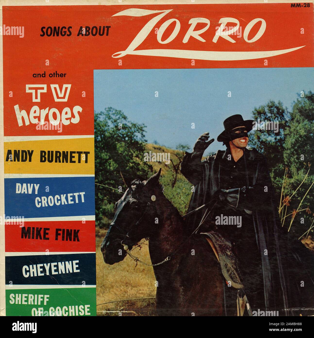 Songs About Zorro and other TV heroes - Classic vintage vinyl album ...