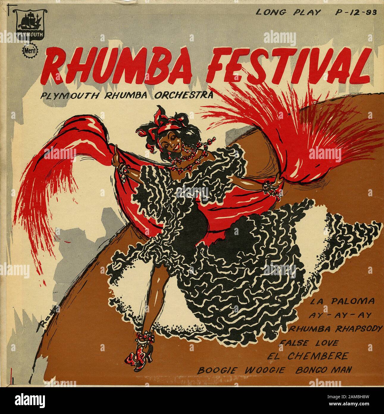Rhumba Festival - Classic vintage vinyl album Stock Photo - Alamy
