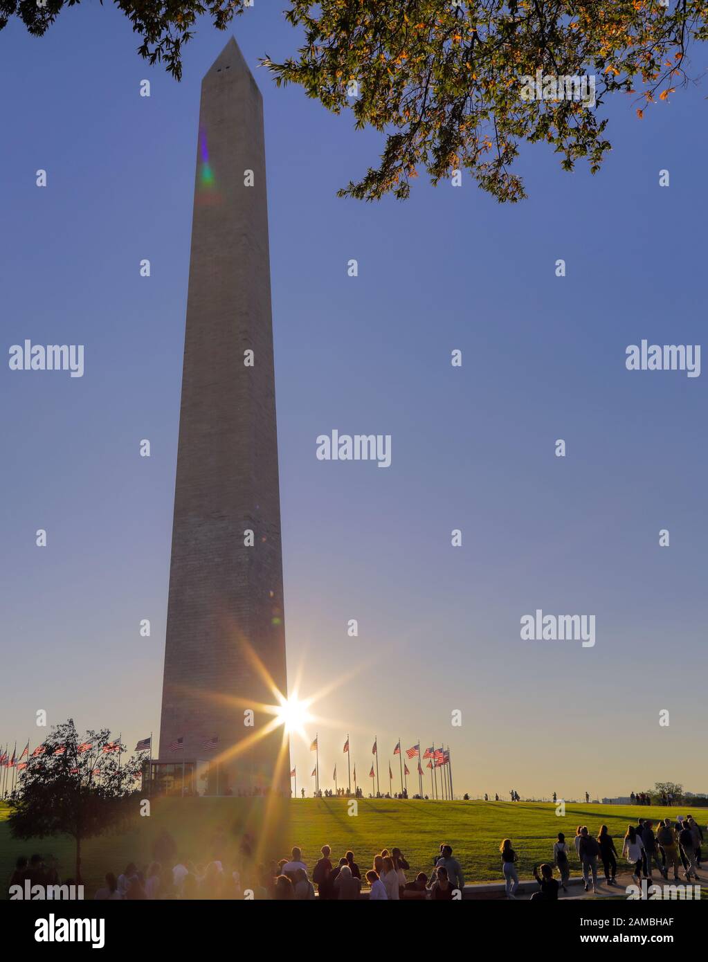 Washington D.C. - October 27, 2019 - The Washington Monument on the ...