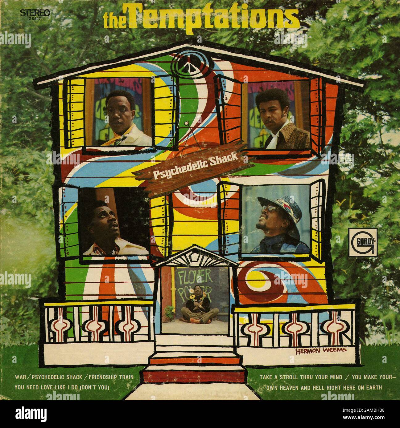 Psychedelic Shack - Classic vintage vinyl album Stock Photo - Alamy