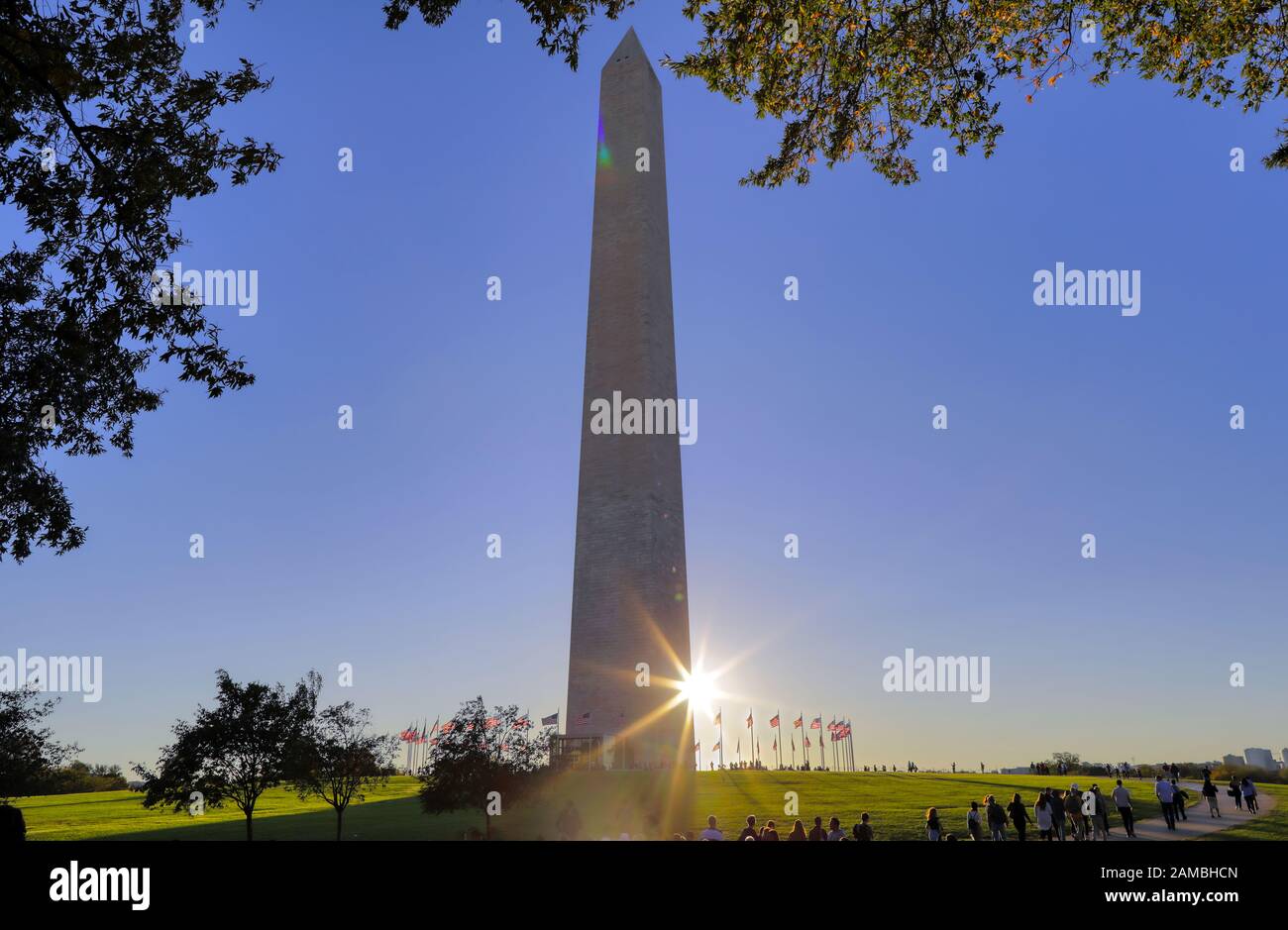 Washington D.C. - October 27, 2019 - The Washington Monument on the ...