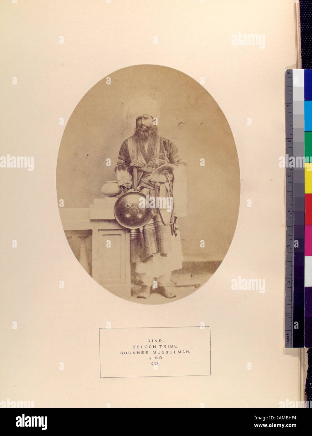 Rind, Beloch tribe, Soonnee Mussulman, Sind Caption box printed on ...