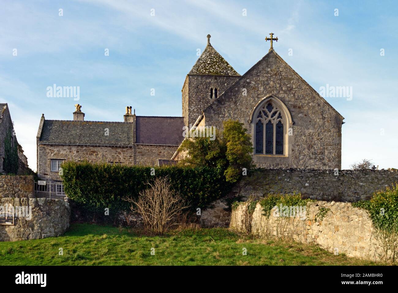 Penmon Priory on Anglesey, North Wales, dates back to the 13th century ...