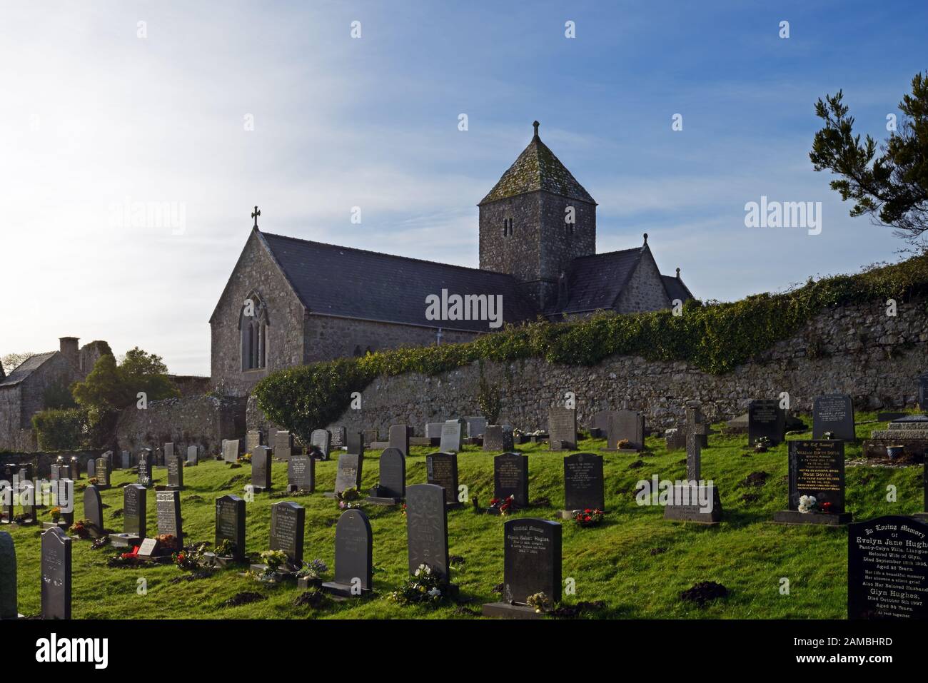Penmon Priory on Anglesey, North Wales, dates back to the 13th century ...