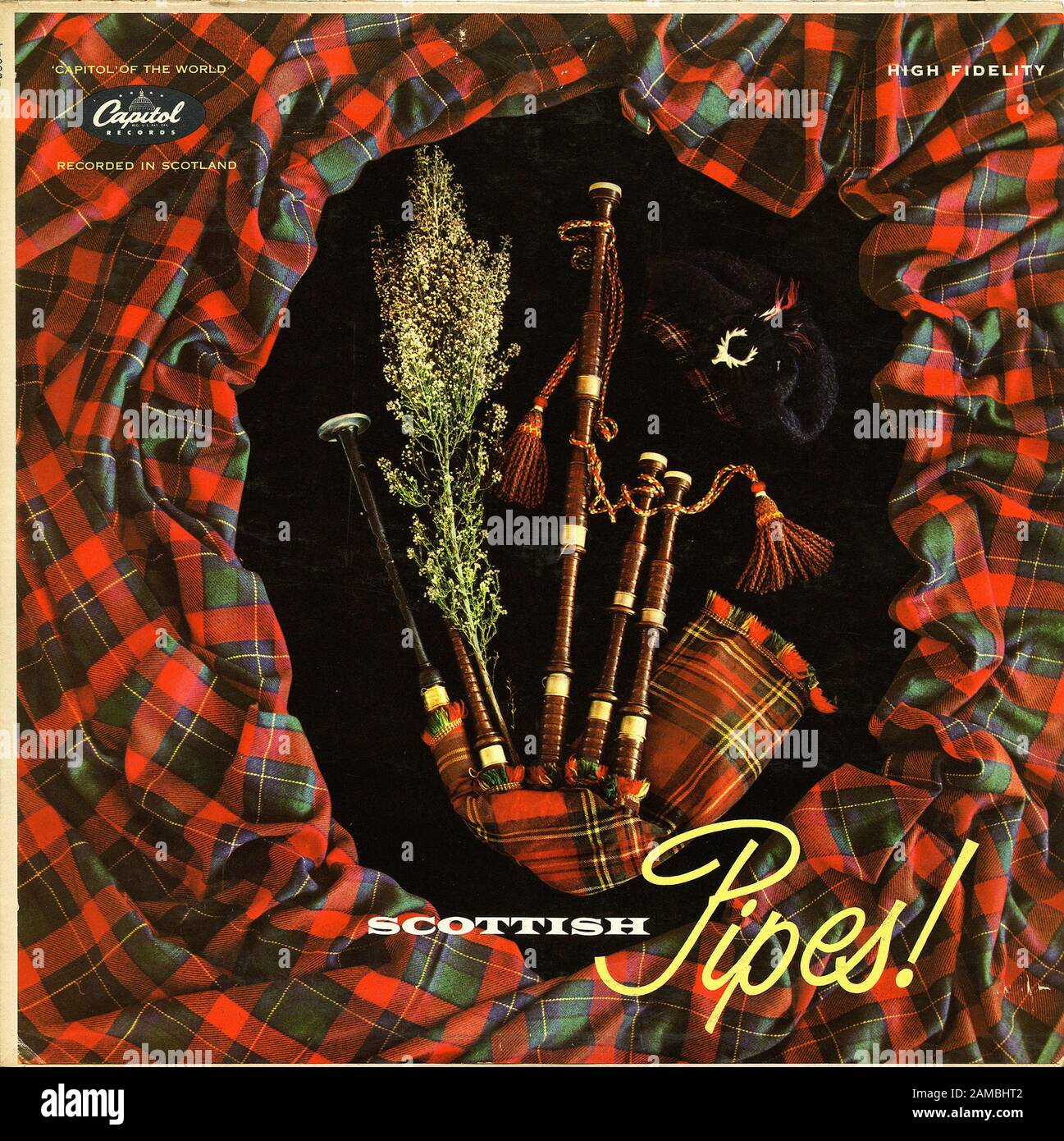 Scottish Pipes - Classic vintage vinyl album Stock Photo - Alamy