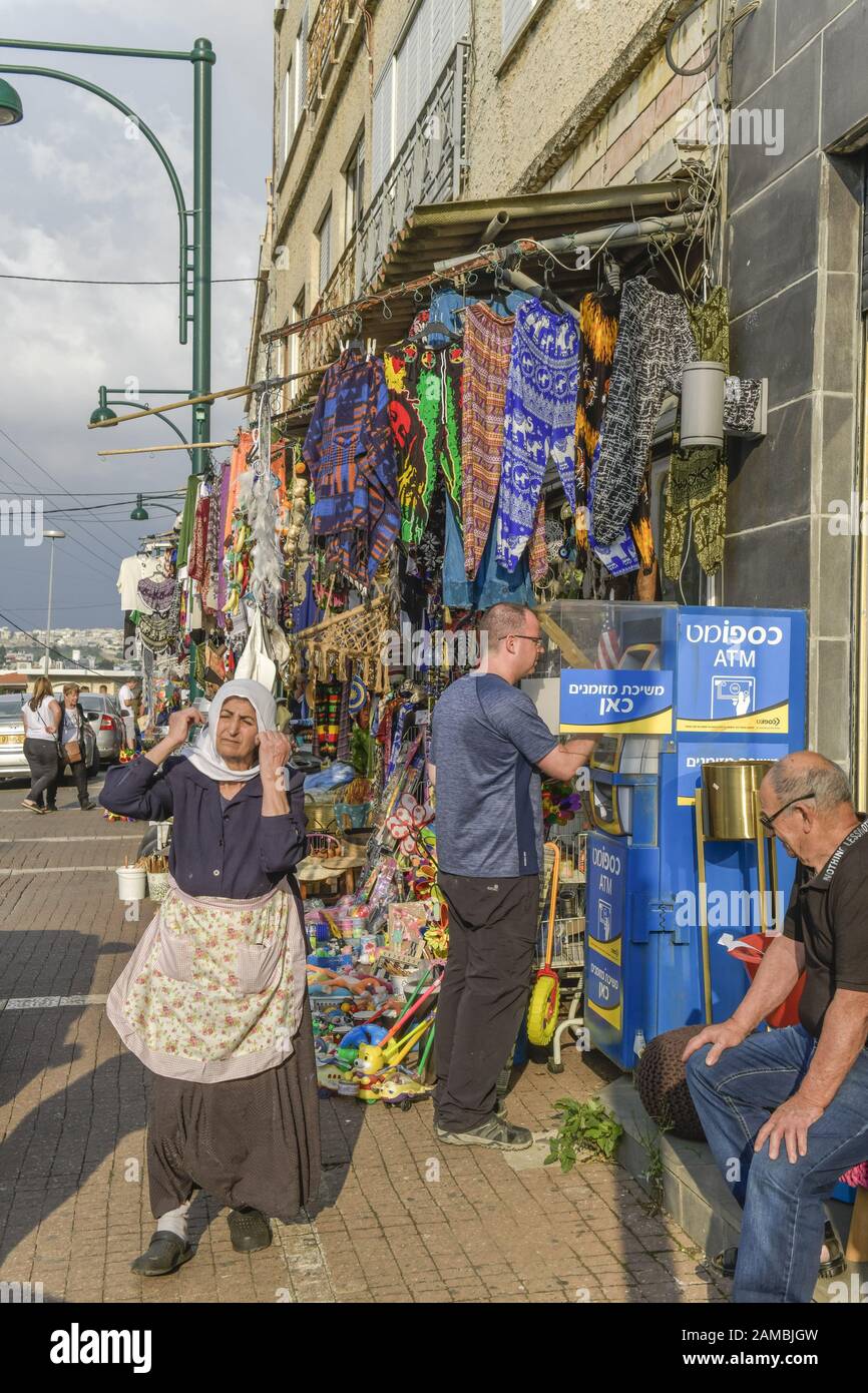 Ramschladen, Wochenmarkt, Drusendorf Daliyat al-Karmel, Karmelgebierge ...