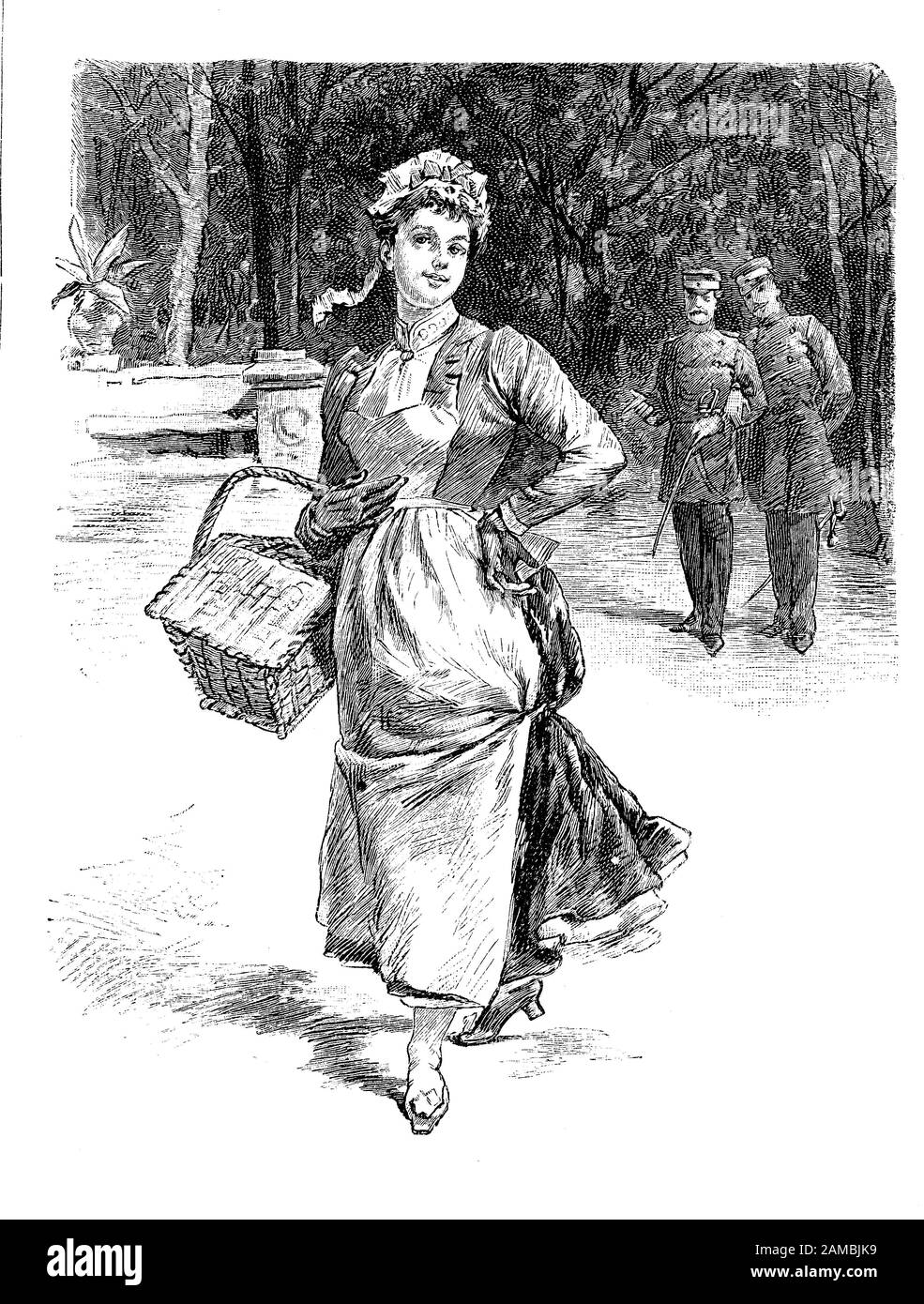 Cartoon maid vintage hi-res stock photography and images - Alamy