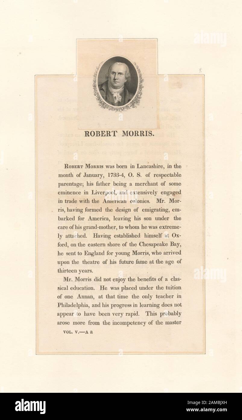 Robert morris founding father hi-res stock photography and images - Alamy