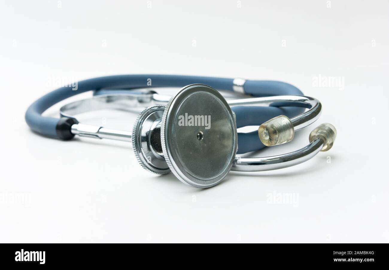 stethoscope is an acoustic medical device for auscultation Stock Photo ...