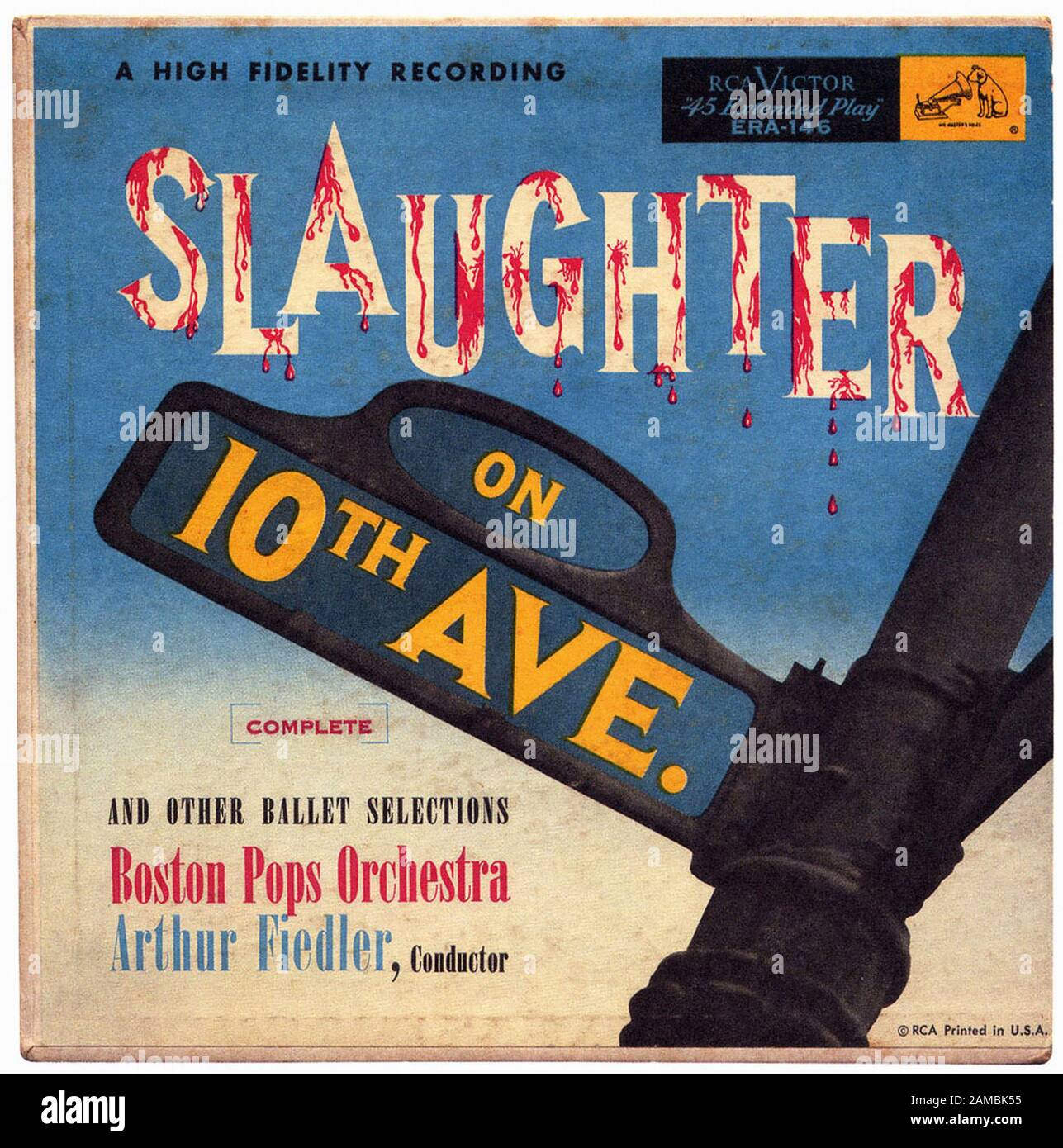 Slaughter On 10th Ave. - Classic vintage vinyl album Stock Photo - Alamy