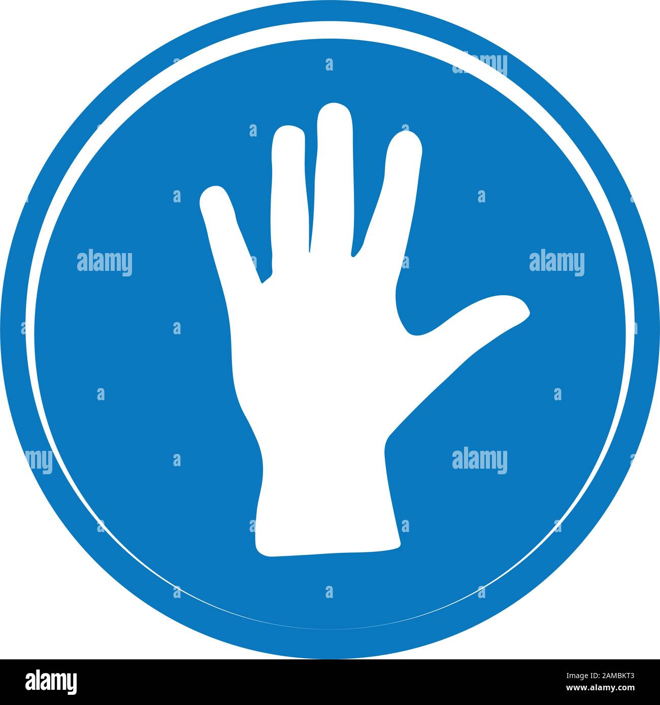 Helping hand icon hi-res stock photography and images - Alamy