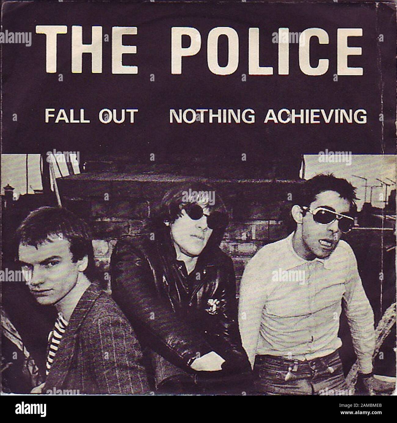 The Police - Fall Out - Classic vintage rock 7'' vinyl album Stock ...