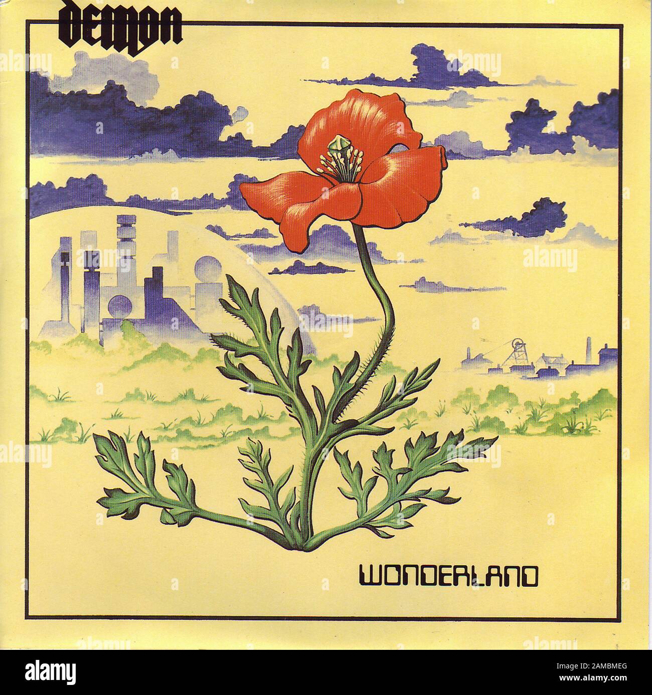 Demon - Wonderland - Classic vintage rock 7'' vinyl album Stock Photo ...