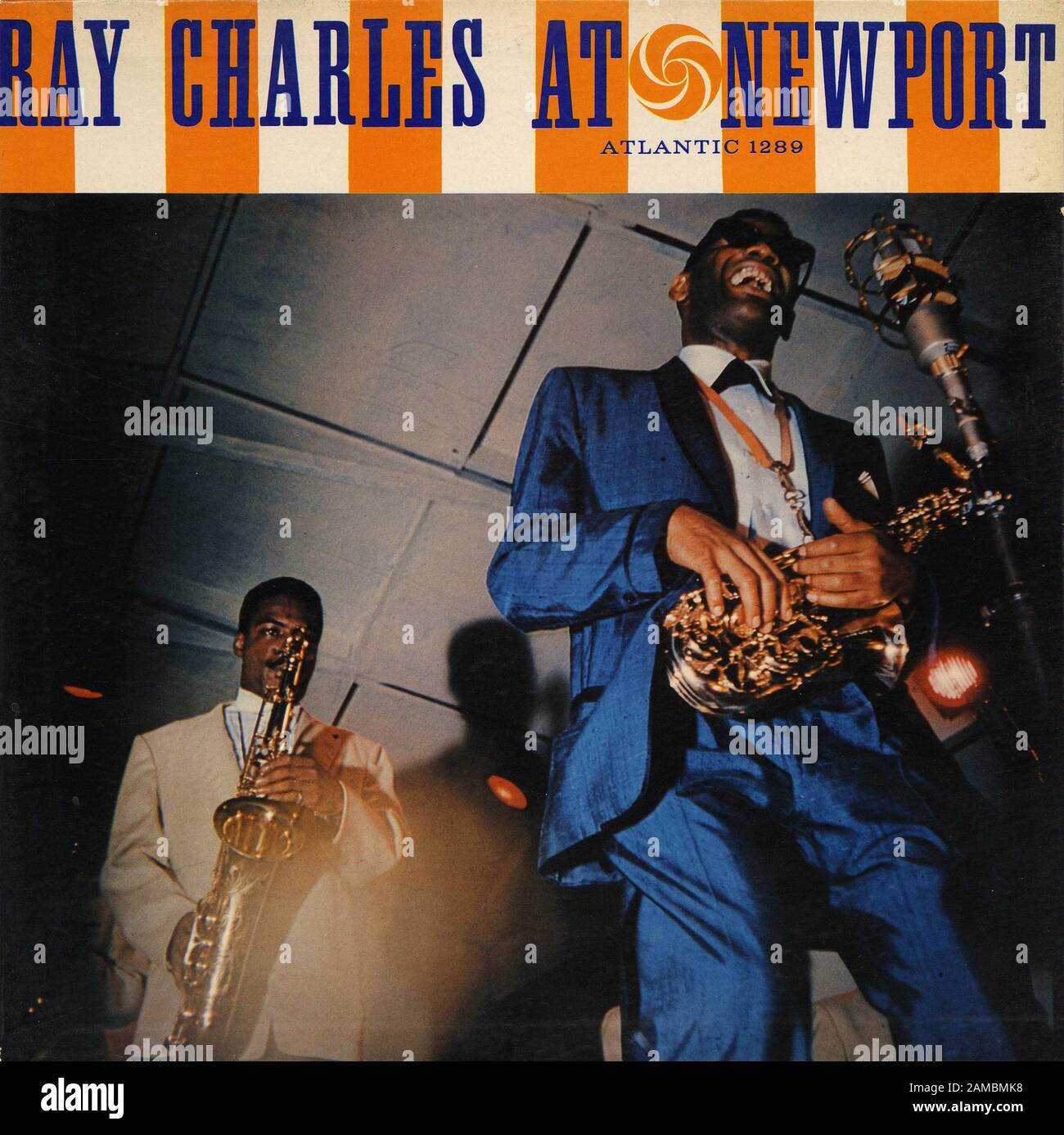 Ray Charles At Newport - Classic vintage vinyl album Stock Photo - Alamy