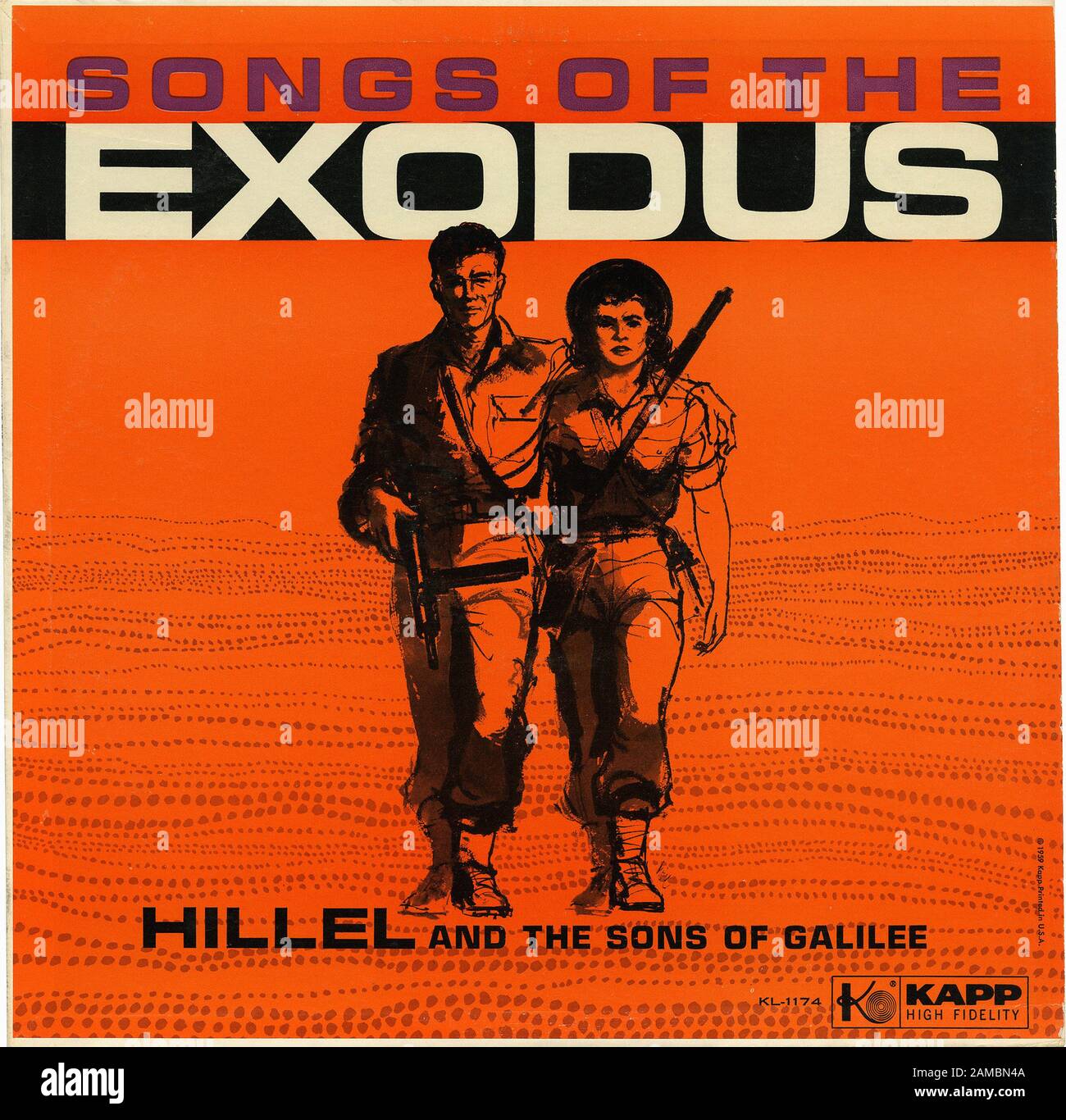 Songs of the Exodus - Classic vintage vinyl album Stock Photo - Alamy