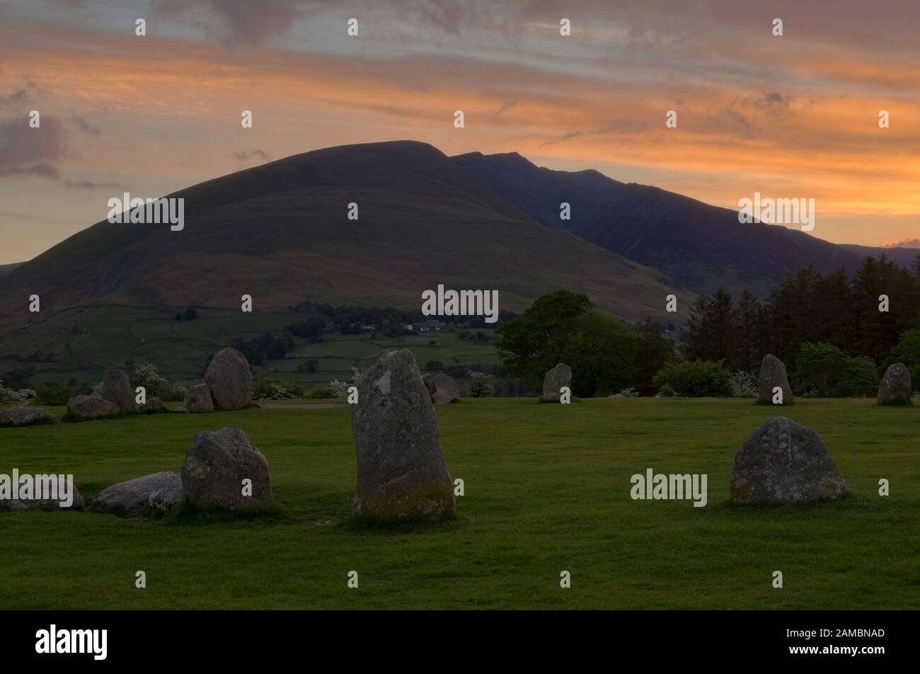 Castlerigg standing stones hi-res stock photography and images - Alamy