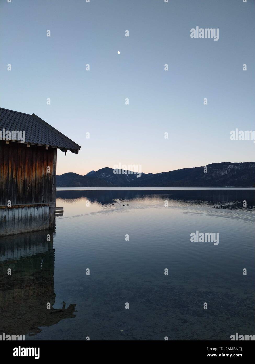 Walchensee at sunset hi-res stock photography and images - Alamy