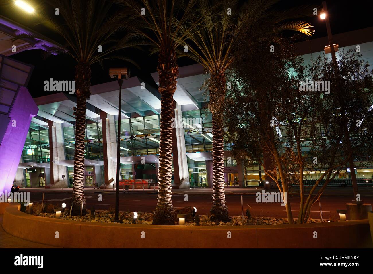 SAN DIEGO, CA -6 JAN 2020- View of the San Diego International Airport ...