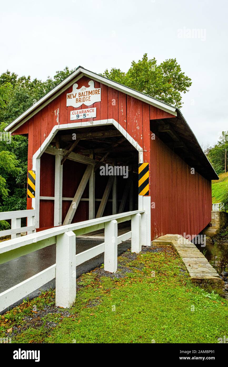 New Baltimore Covered Bridge, Findley Street, Allegheny Township, PA ...