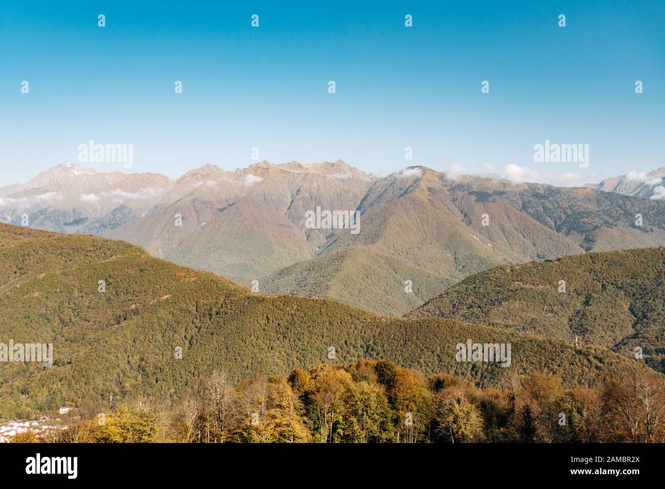 Charming views over the years. Beautiful view of the mountain landscape ...